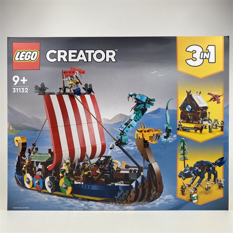 Lego 31132 Viking Ship & Snake - Tàu của người Viking và Rắn Khổng lồ ...