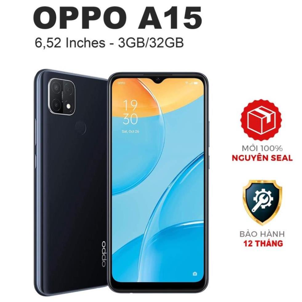 Điện thoại OPPO A15 6.52" (3GB/32GB) Chính hãng mới 100% Có Tiếng Việt - 1 Đổi 1 - Bảo Hành 1 ...