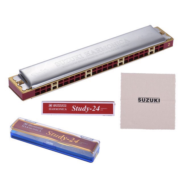 Kèn Harmonica tremolo Suzuki Study-24 Hamonica suzuki | Shopee Việt Nam