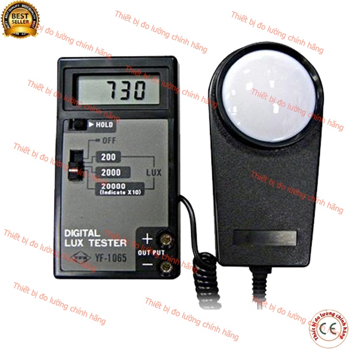 Tenmars YF-1065 máy đo cường độ ánh sáng 20.000lux, nhanh chính xác, đèn nền, màn hình LCD dễ ...