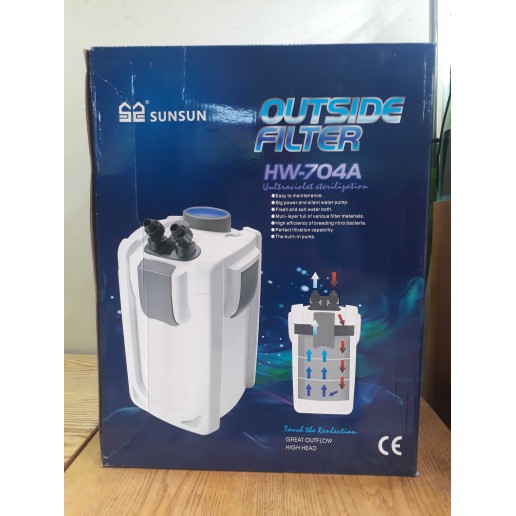 Thùng Lọc Bể Cá Cảnh Sunsun HW-704a (lọc thùng chuyên dụng cho bể cá ...