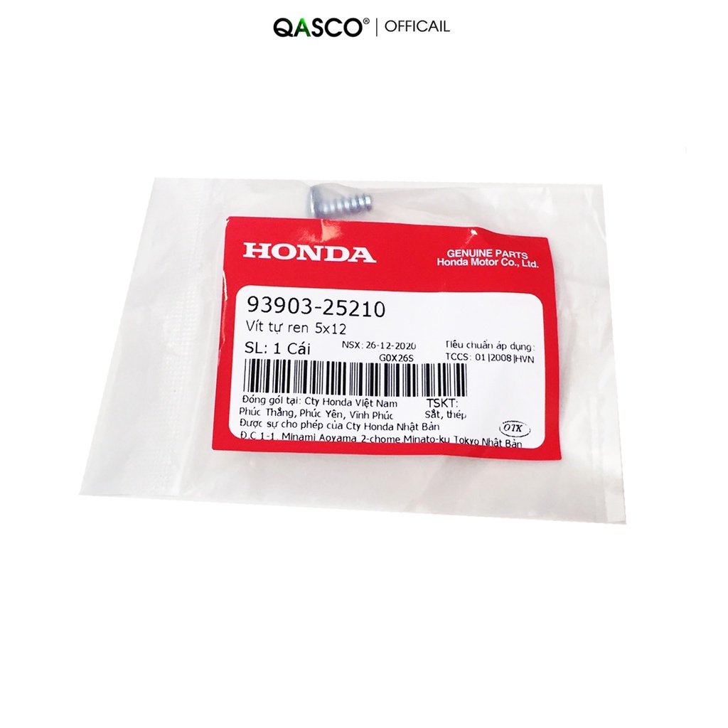 Vít tự ren HONDA 5x12 dùng chung nhiều xe QA(9390325210) _( 1149 ...