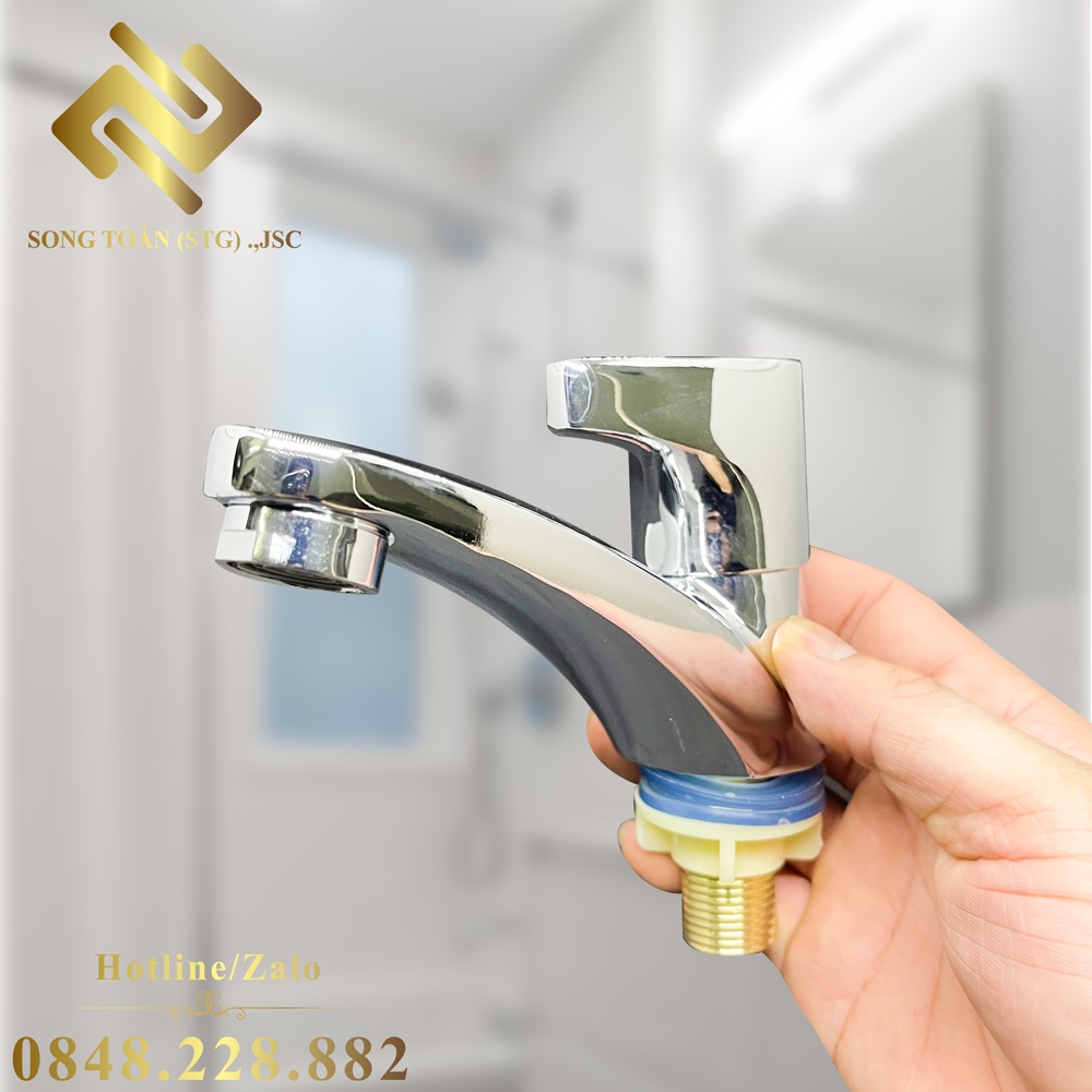 Vòi Rửa Mặt & Vòi Gắn Chậu Lavabo Tay Hình Dấu Hỏi - Nước Lạnh Chân Ren ...