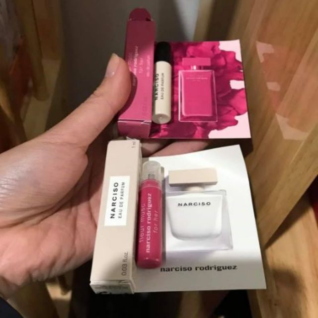 CẶP VIAL NƯỚC HOA NARCISO 1ML TRẮNG VÀ HỒNG | Shopee Việt Nam