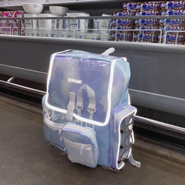 Balo Banawa Tie Dye See Thru Backpack tặng giấy thơm[ Ảnh thật ...