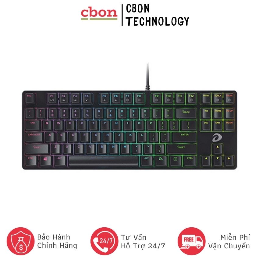[Hàng chính hãng] Bàn phím cơ DareU EK880 RGB -CBon Technology- CB033 Chính Hãng Giá Tốt, Bảo ...