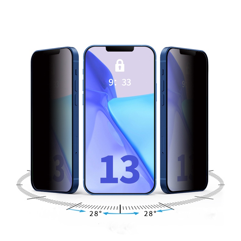 Miếng dán màn hình cường lực chống nhìn trộm IP 13 mini , IP 13 , IP 13 ...
