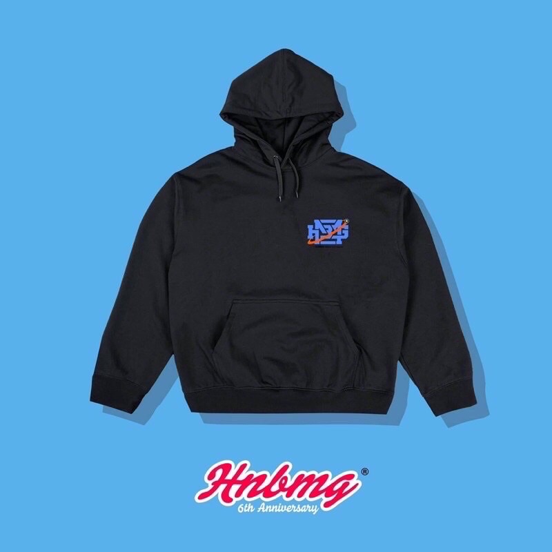 Áo Hoodie HNBMG 6TH ANNIVERSARY HOODIE "104" BLACK | Shopee Việt Nam