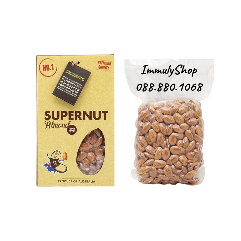 Hạt Hạnh nhân 450gr SuperNut - Nhập khẩu chính hãng | Shopee Việt Nam