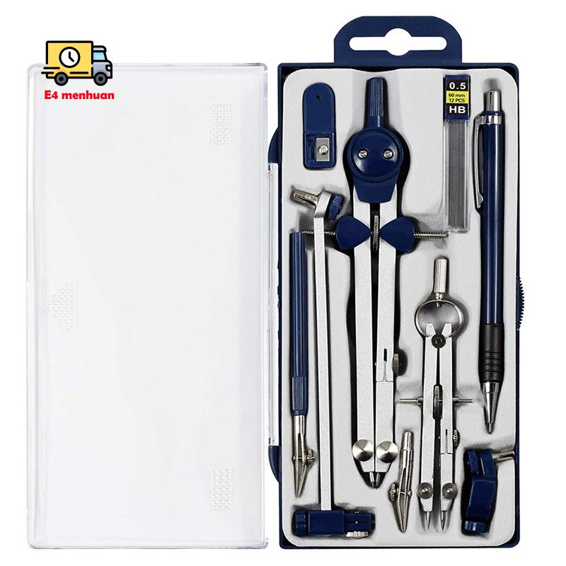 Bộ 9 Compa Hình Học Bằng Kim Loại Dùng Vẽ Vòng Tròn Và Kiến Trúc Cho ...