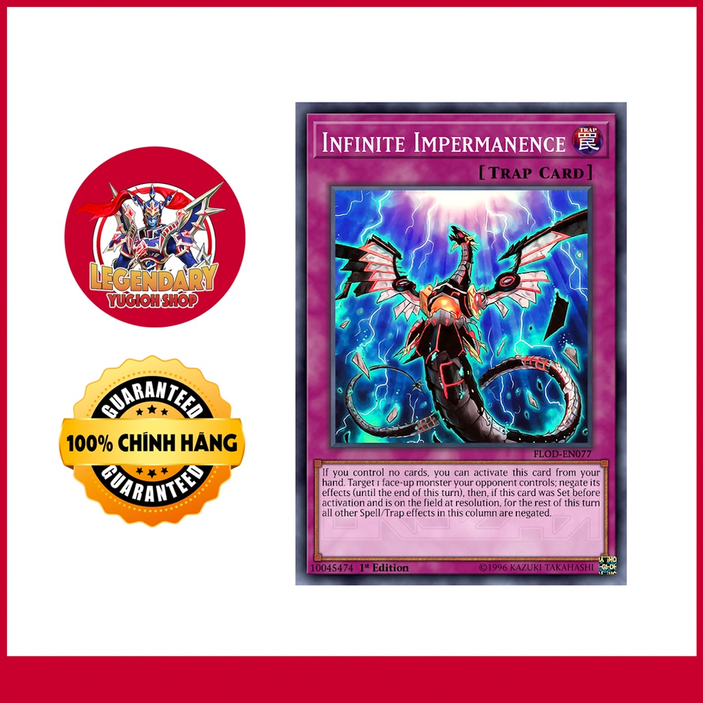 [Thẻ Bài Yugioh Chính Hãng] Infinite Impermanence | Shopee Việt Nam