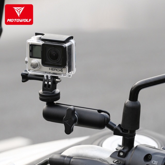 Giá đỡ cam hành trình Motorwolf cho xe máy xe thể thao | Shopee Việt Nam