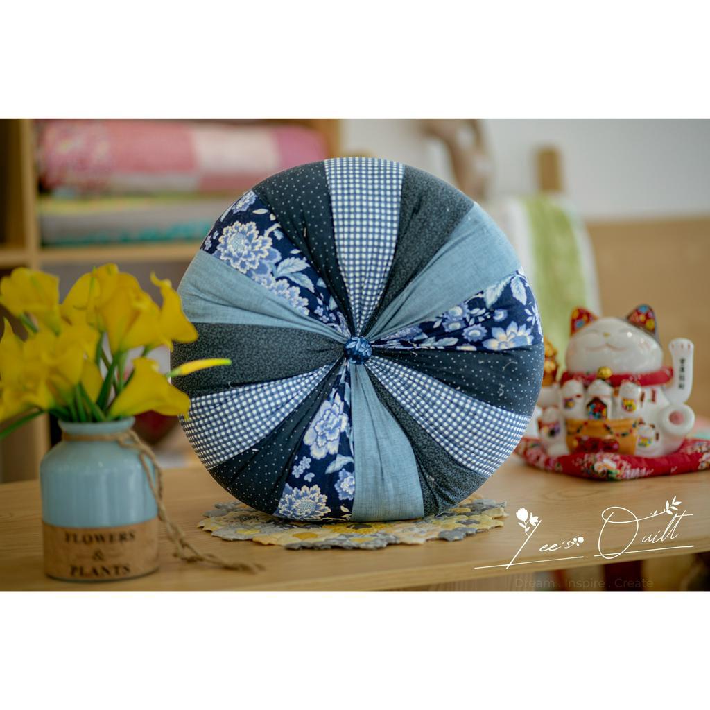 Gối tựa sofa, gối bí ghép vải Handmade nhiều màu LEE CORNER, may 2 lớp ...
