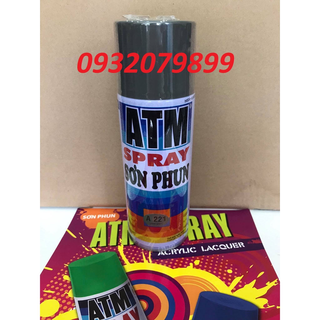 Sơn Phun ATM thông dụng - A221 - 400ml | Shopee Việt Nam