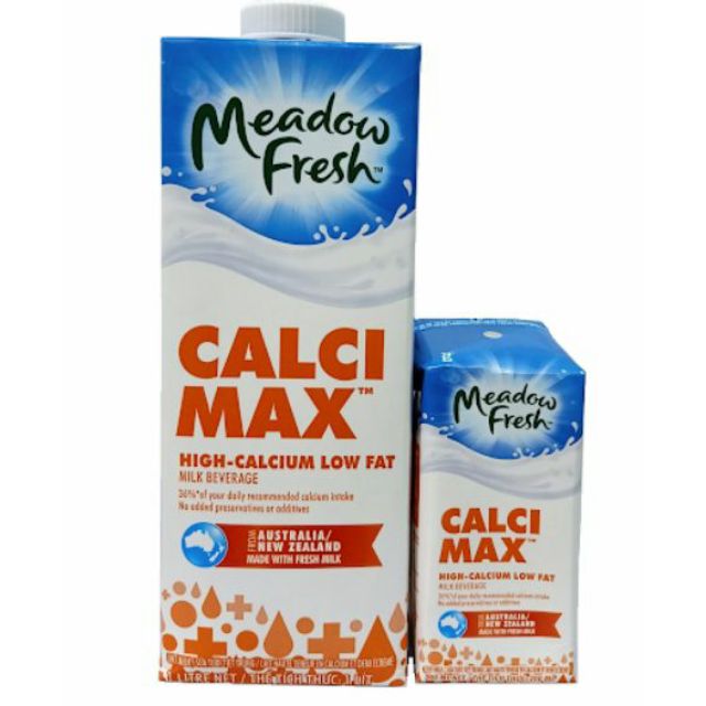 Date 2026 SỮA TƯƠI MEADOW FRESH CALCI MAX THÙNG 24 HỘP 200ML | Shopee Việt Nam