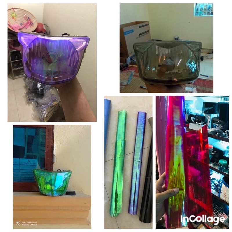 Decal Dán Pha Đèn Biển Số 7 Màu Cực Đẹp | Shopee Việt Nam