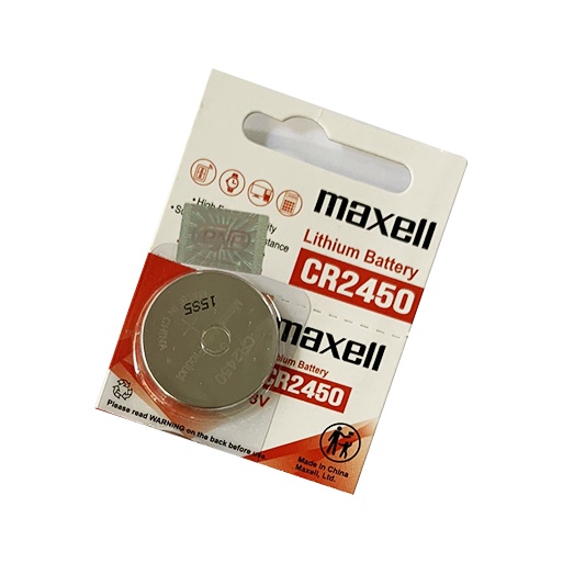 Pin nút CR2450 3V Maxell 2450 Chính Hãng dùng cho khoá Smarkey, thiết ...
