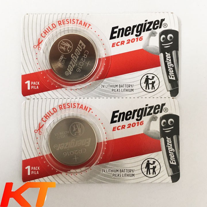 Bộ 2 Pin CR2016 Energizer Lithium 3V - vỉ 1 viên ( mẫu mới 2020 ...