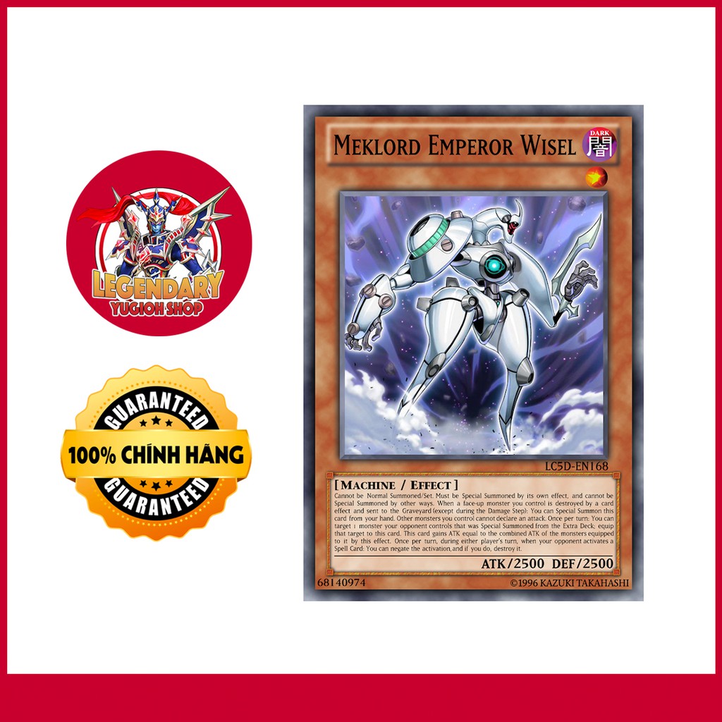 [Thẻ Bài Yugioh Chính Hãng] Meklord Emperor Wisel | Shopee Việt Nam