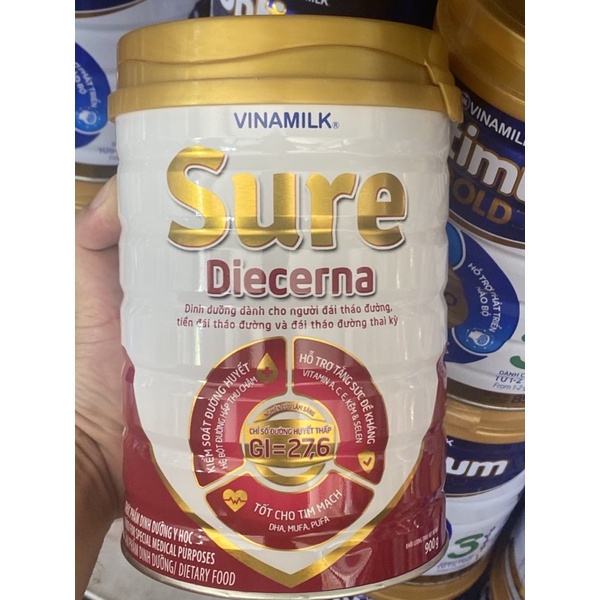 SỮA BỘT VINAMILK SURE DIECERNA 900G | Shopee Việt Nam