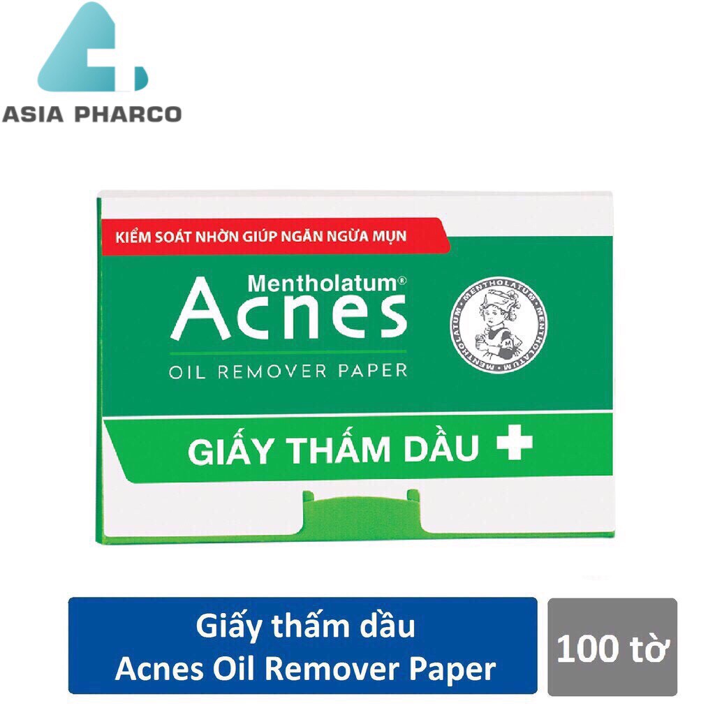 Giấy thấm dầu Acnes Oil Remover Paper (100 tờ) | Shopee Việt Nam