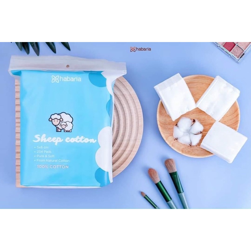Bông Tẩy Trang HABARIA 234 miếng | Shopee Việt Nam