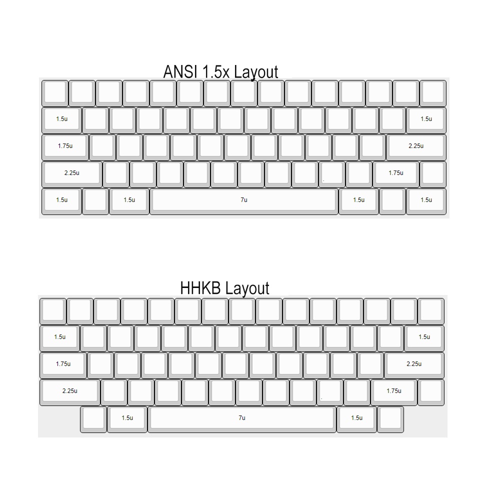 Công Tắc Gầm YMDK GH60 HHKB-style Oni Có Thể Lập Trình RGB VIA Tương ...