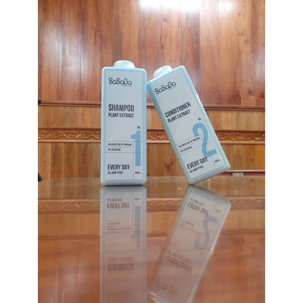 Dầu Gội xXả hoàn hình SASABA NO.1 - NO.2 800ML Extra | Shopee Việt Nam