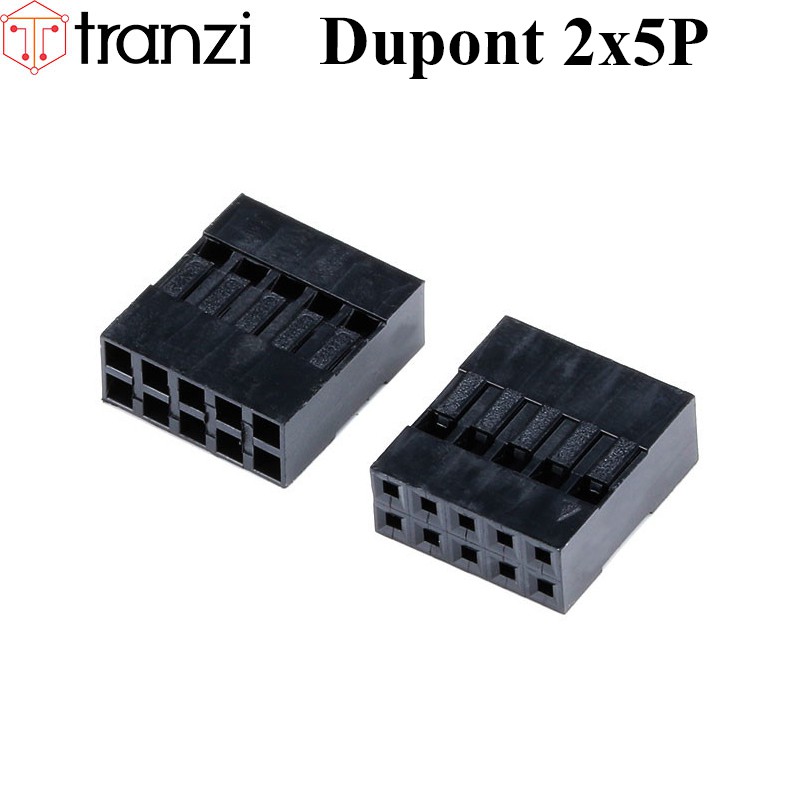 Vỏ header 2.54mm dupont 2x2P 2x3P 2x4P 2x5P 2x6P 2x7P 2x8P 2x9P 2x10P 2x13P 2x15P 2x16P 2x20P ...
