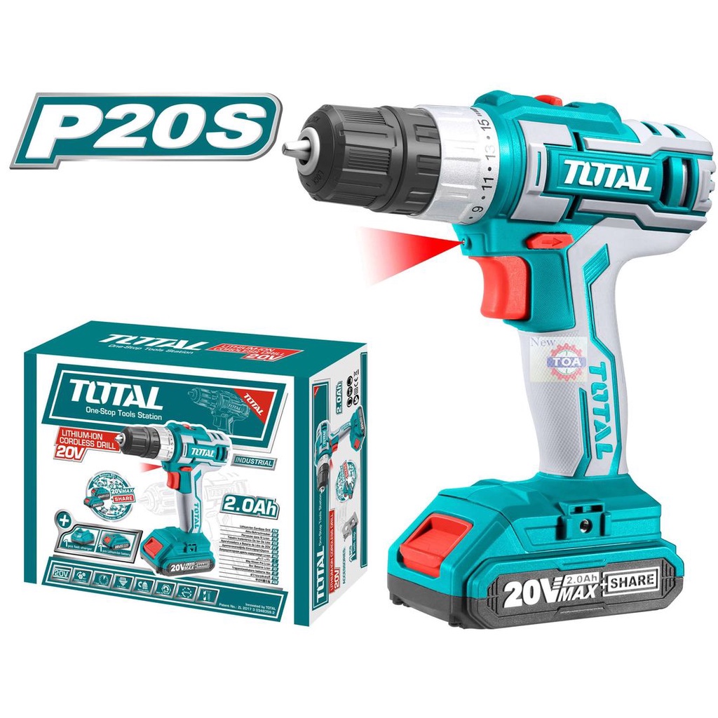 Máy Khoan dùng pin Lithium 20V TOTAL | Shopee Việt Nam