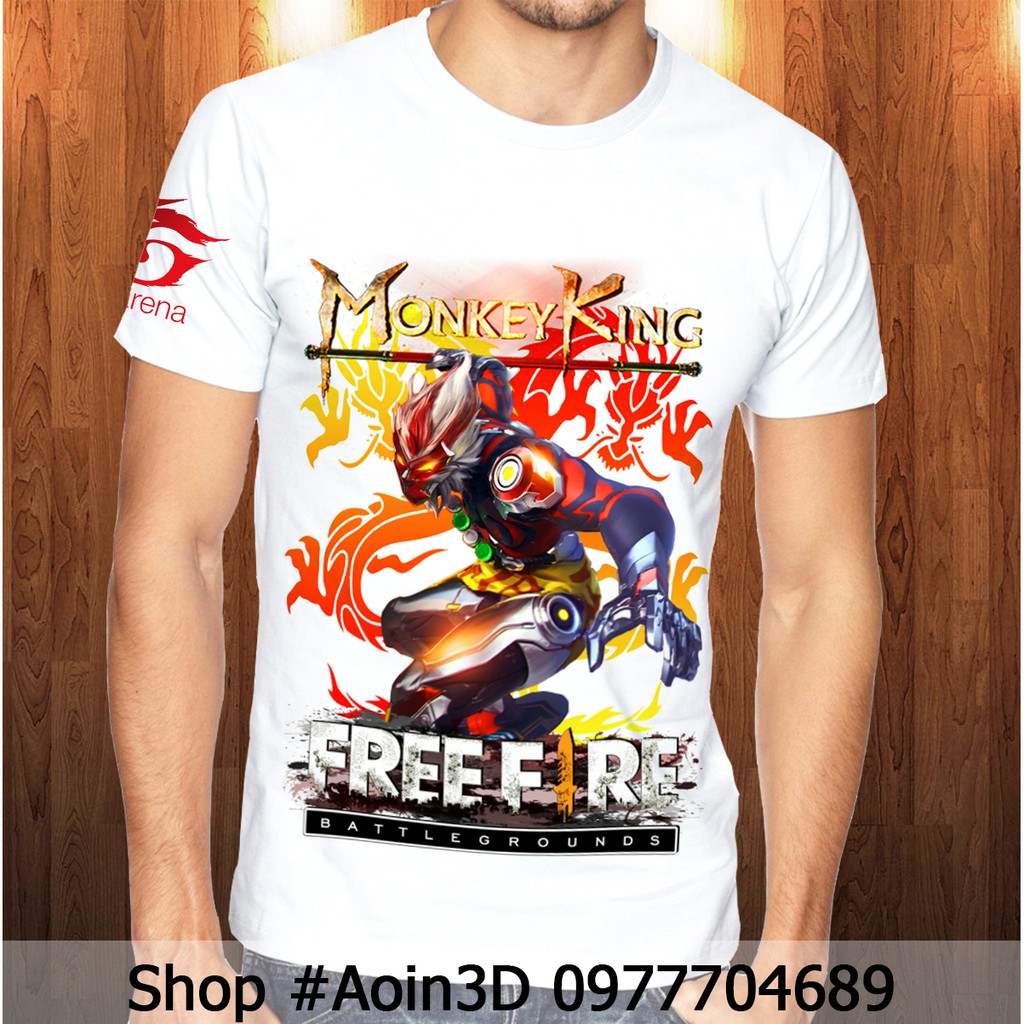 Áo Free Fire - Ngộ không 01 | Shopee Việt Nam