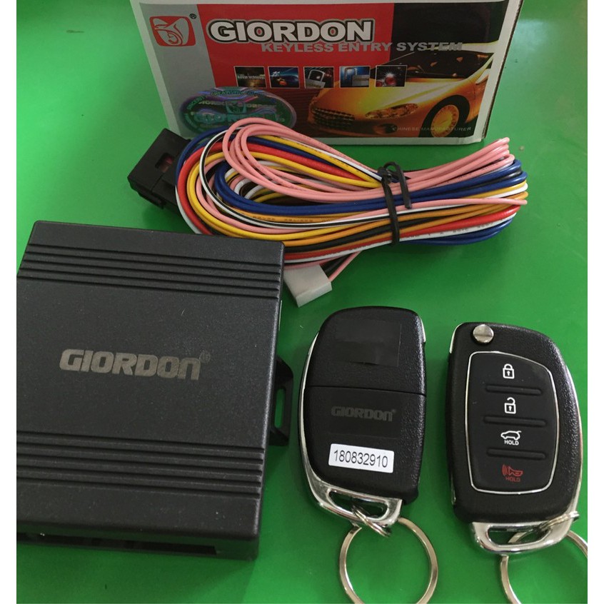 BỘ ĐIỀU KHIỂN CỬA THEO XE GIORDON chìa gập | Shopee Việt Nam