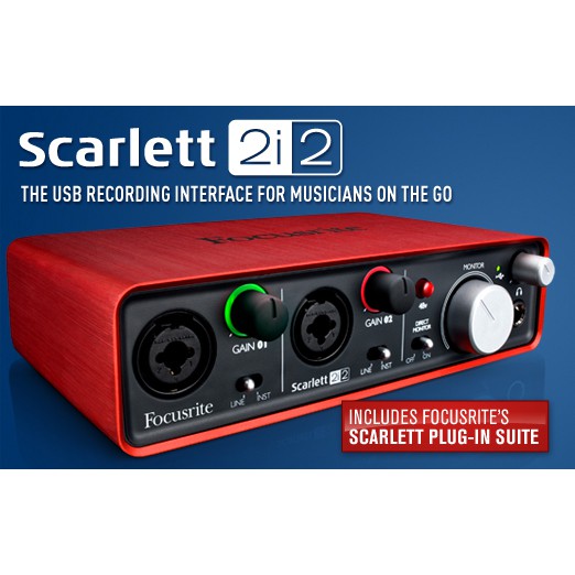 Focusrite Scarlett 2i2 | Shopee Việt Nam