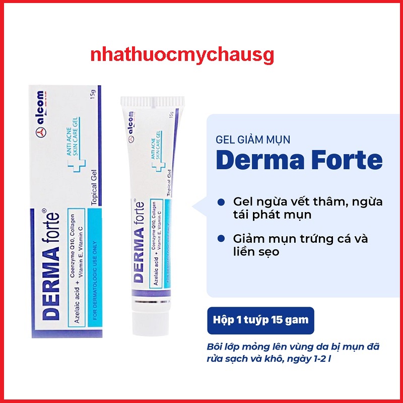 Derma forte gel bôi mụn 15g chính hãng | Shopee Việt Nam