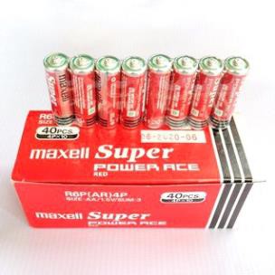 Pin Maxell tiểu AA hộp 40 viên màu đỏ | Shopee Việt Nam