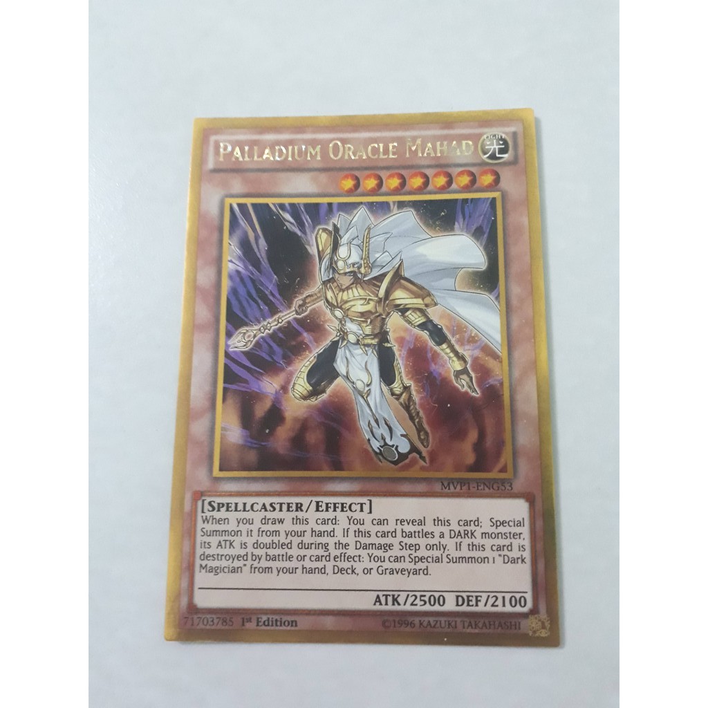 [Thẻ Yugioh] Palladium Oracle Mahad Gold rare (MVP1-ENG53) | Shopee ...