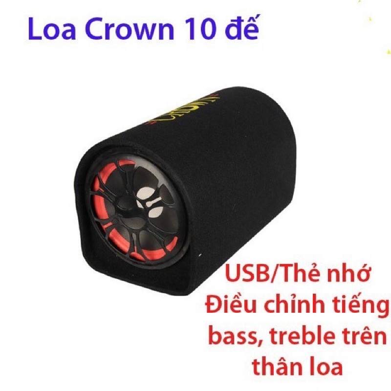 Loa Bluetooth SUB CROWN 10 tròn, CROWN 10 vuông | Shopee Việt Nam