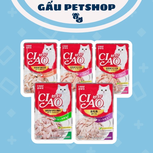 Pate Cho Mèo CIAO Gói 60g - Pate Ciao Cho Mèo | Shopee Việt Nam