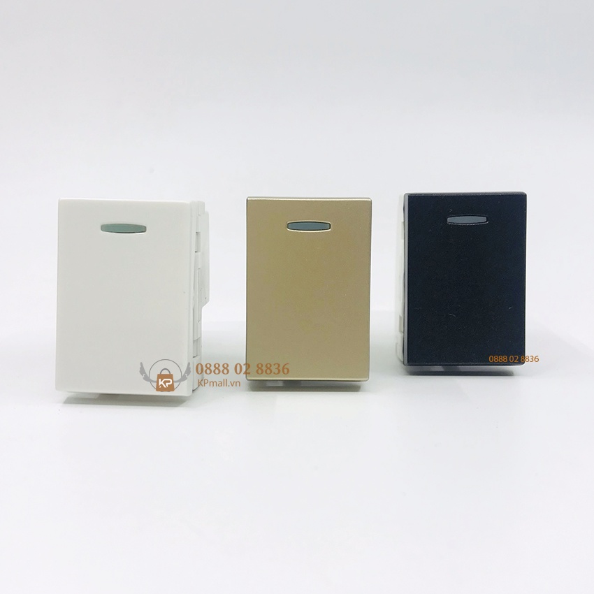 Module Hạt Công tắc đơn 1 chiều có dải phản quang (S module) Simon dòng ...
