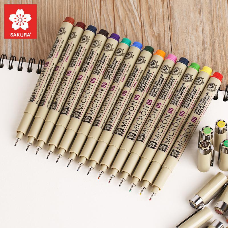 BÚT LINE MÀU ĐI NÉT CHUYÊN NGHIỆP SAKURA PIGMA MICRON (CHỌN SIZE, MÀU ...
