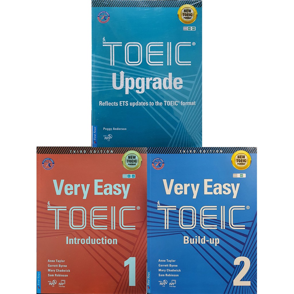 Sách - Combo 3 Cuốn Luyện Thi NEW TOEIC. Trình Độ Sơ - Trung Cấp (Very Easy TOEIC 1 + Very Easy ...
