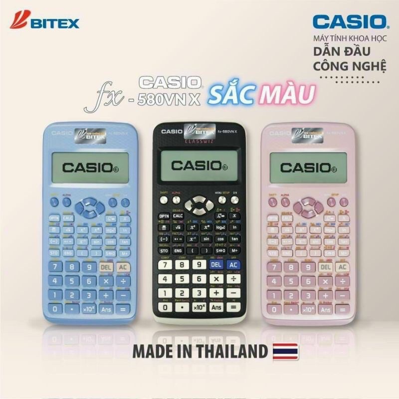 Máy Tính Casio FX-580VN X | BH 7 Năm | Phân Phối Bởi Bitex-Hàng Chính ...