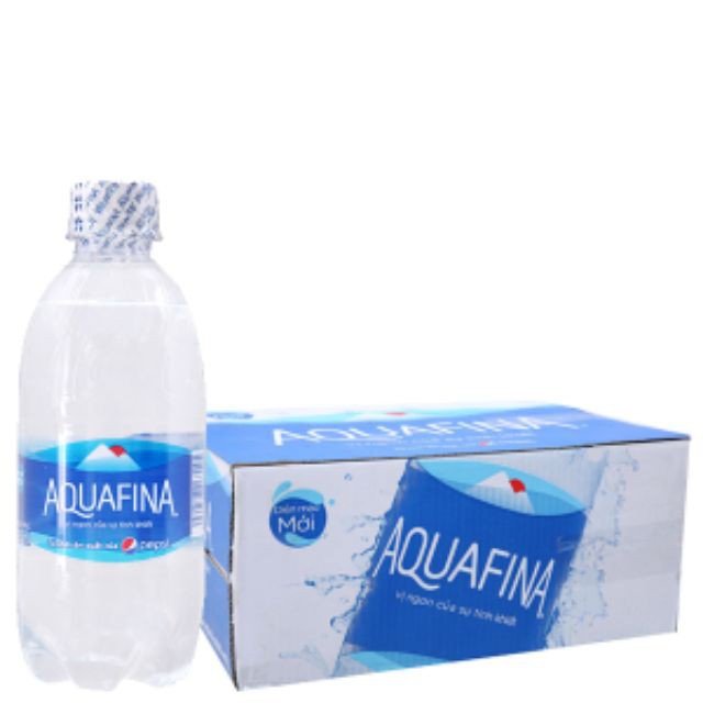 Thùng 24 chai nước tinh khiết Aquafina 355ml | Shopee Việt Nam