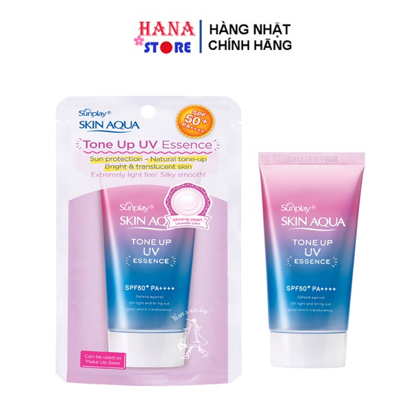 Kem chống nắng Sunplay Skin Aqua Tone Up UV Essence SPF50+ PA++++ 80g. | Shopee Việt Nam