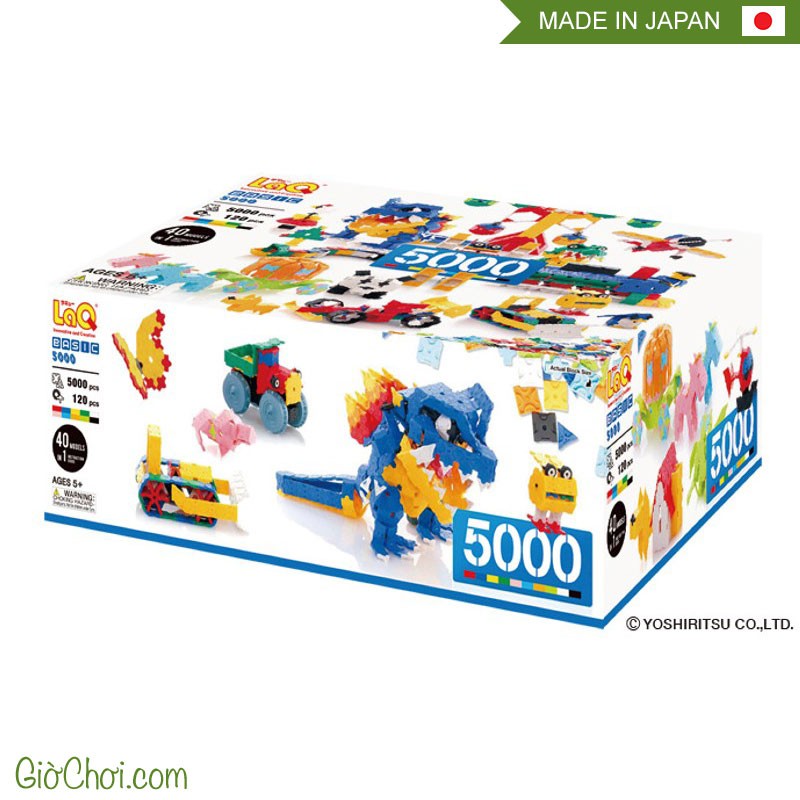 Bộ xếp hình sáng tạo LaQ Basic 5000 | Shopee Việt Nam