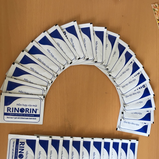 Muối rửa mũi Rinorin 30 gói. | Shopee Việt Nam
