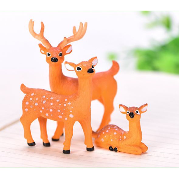 Con Nai trang trí tiểu cảnh - Hòn non bộ - Terrarium | Shopee Việt Nam