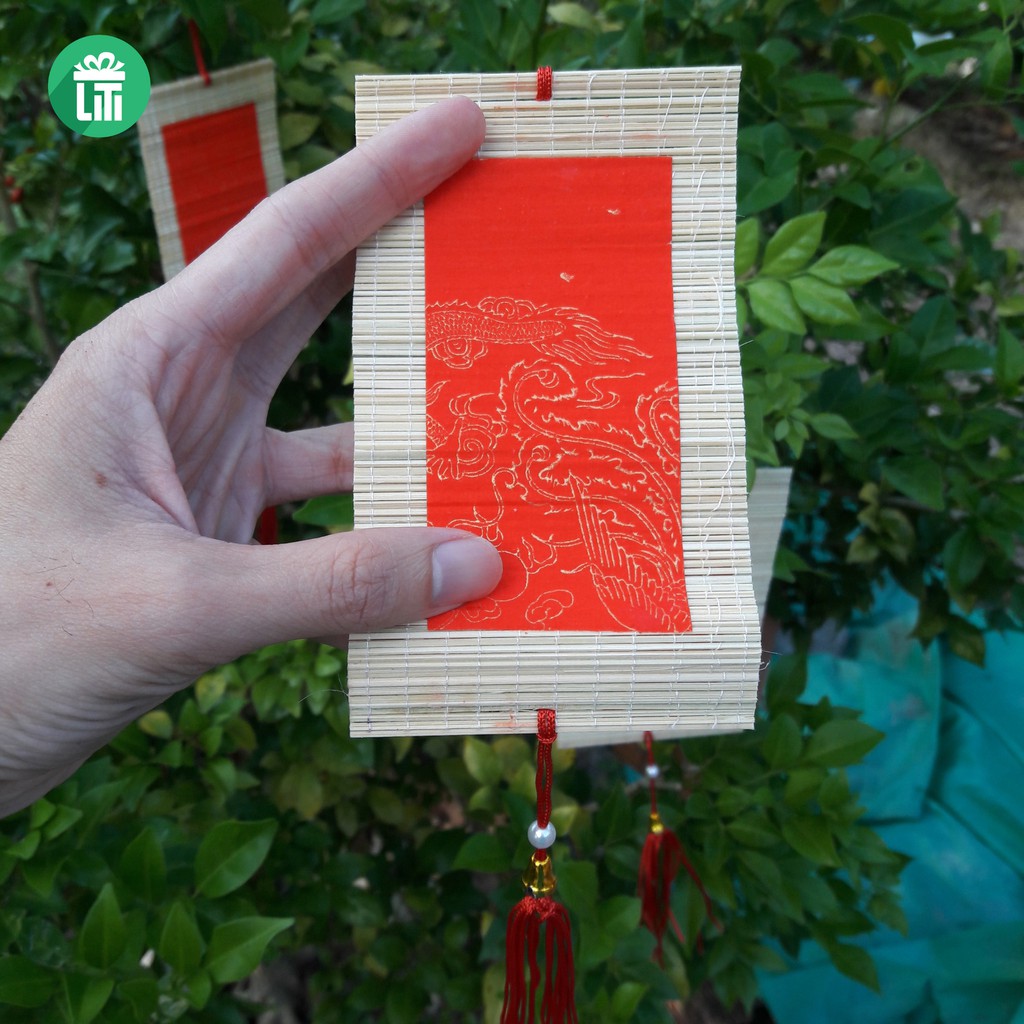 Mành tre mini (liễn tre mini) viết thư pháp | Shopee Việt Nam