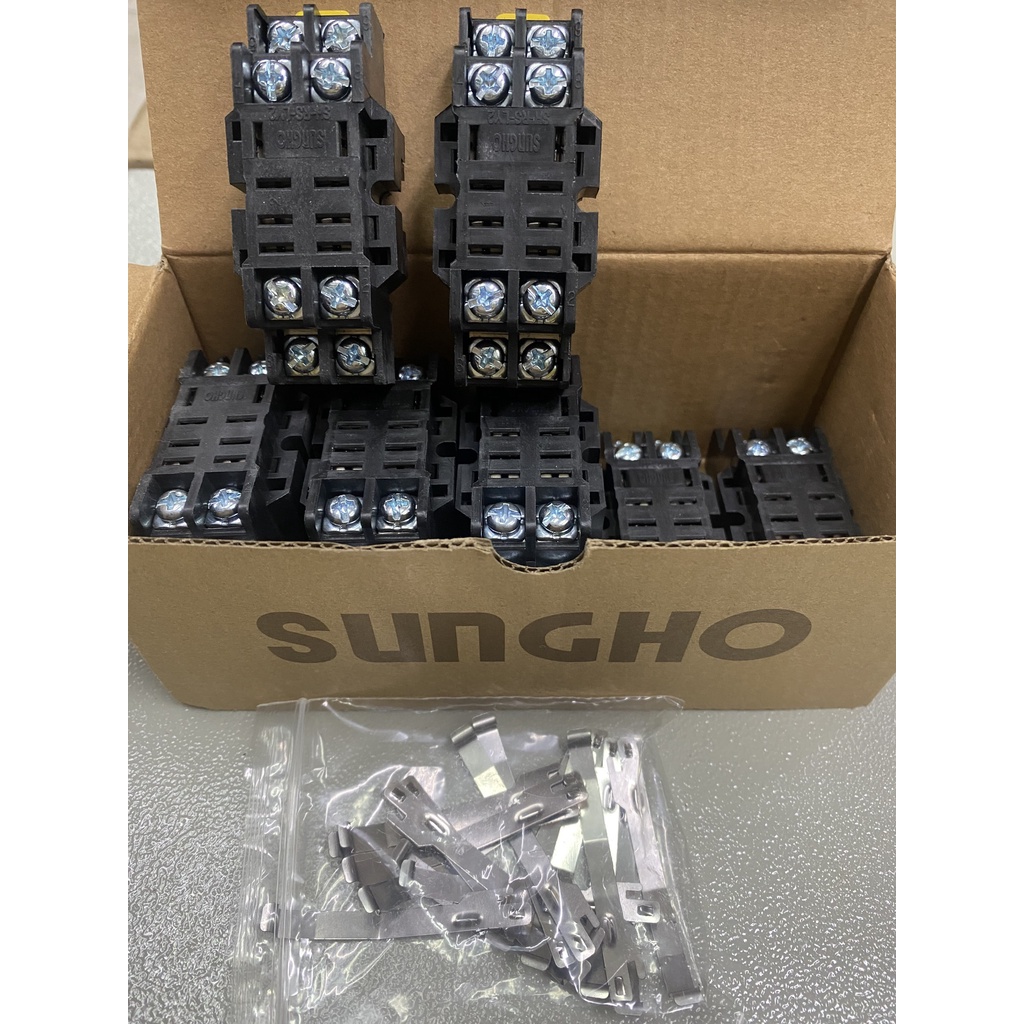 Relay Rơ le trung gian SUNGHO LY-2SN - Chính Hãng, 8 chân dẹt ngang to ...