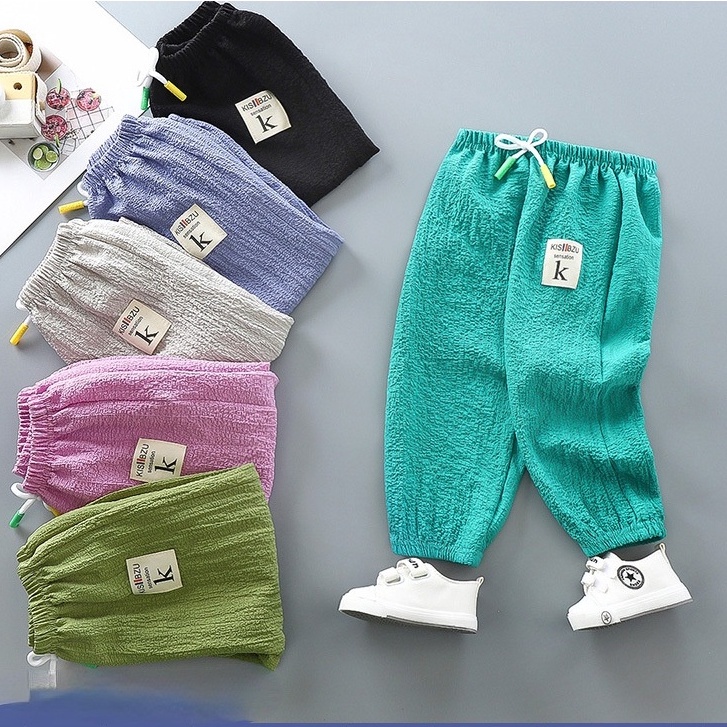 Quần ngủ ống rộng chống muỗi thoáng khí 70-130cm phong cách Hàn Quốc ...